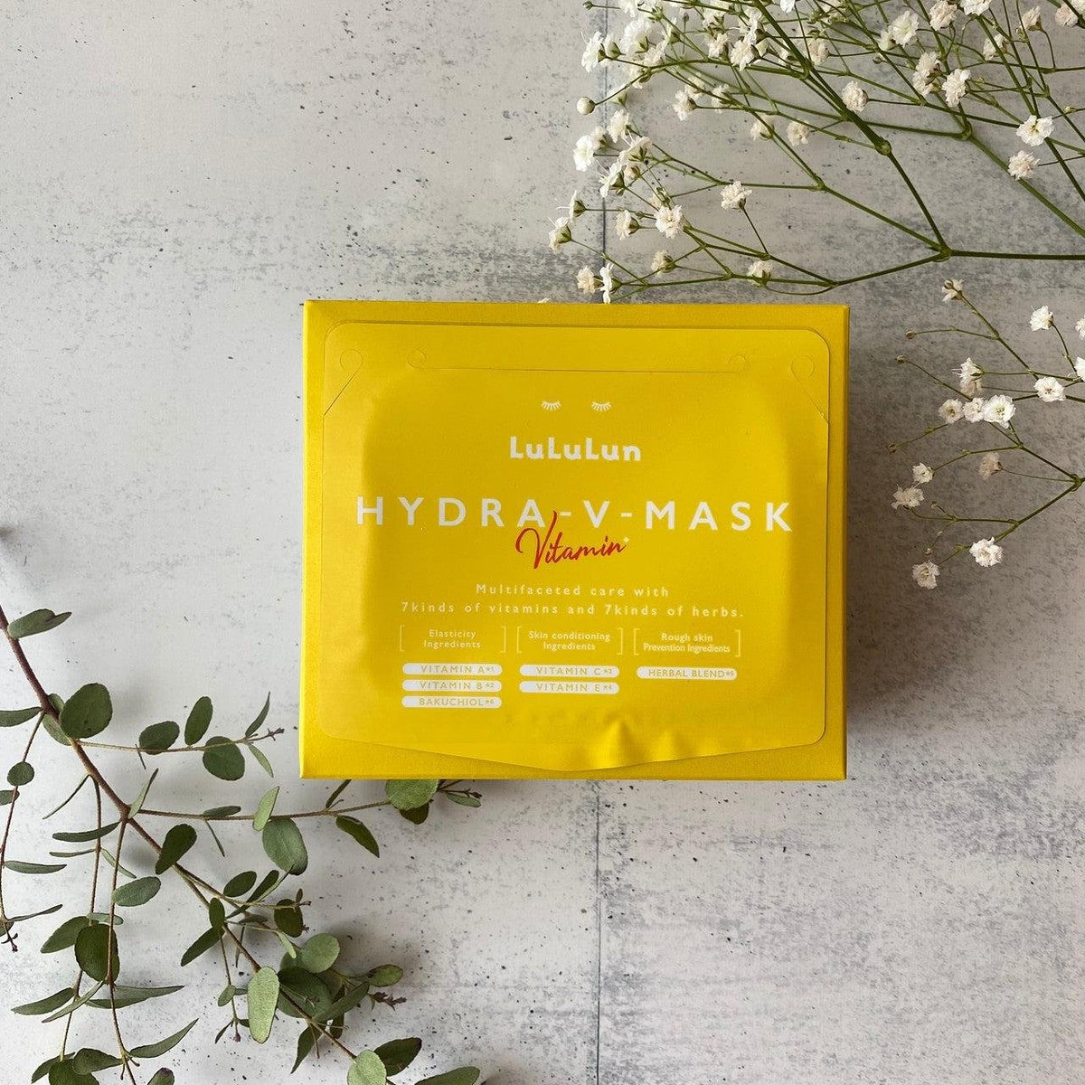 Lululun Hydra V Vitamin Packed Facial Sheet Mask 28 Sheets – Japanese Taste