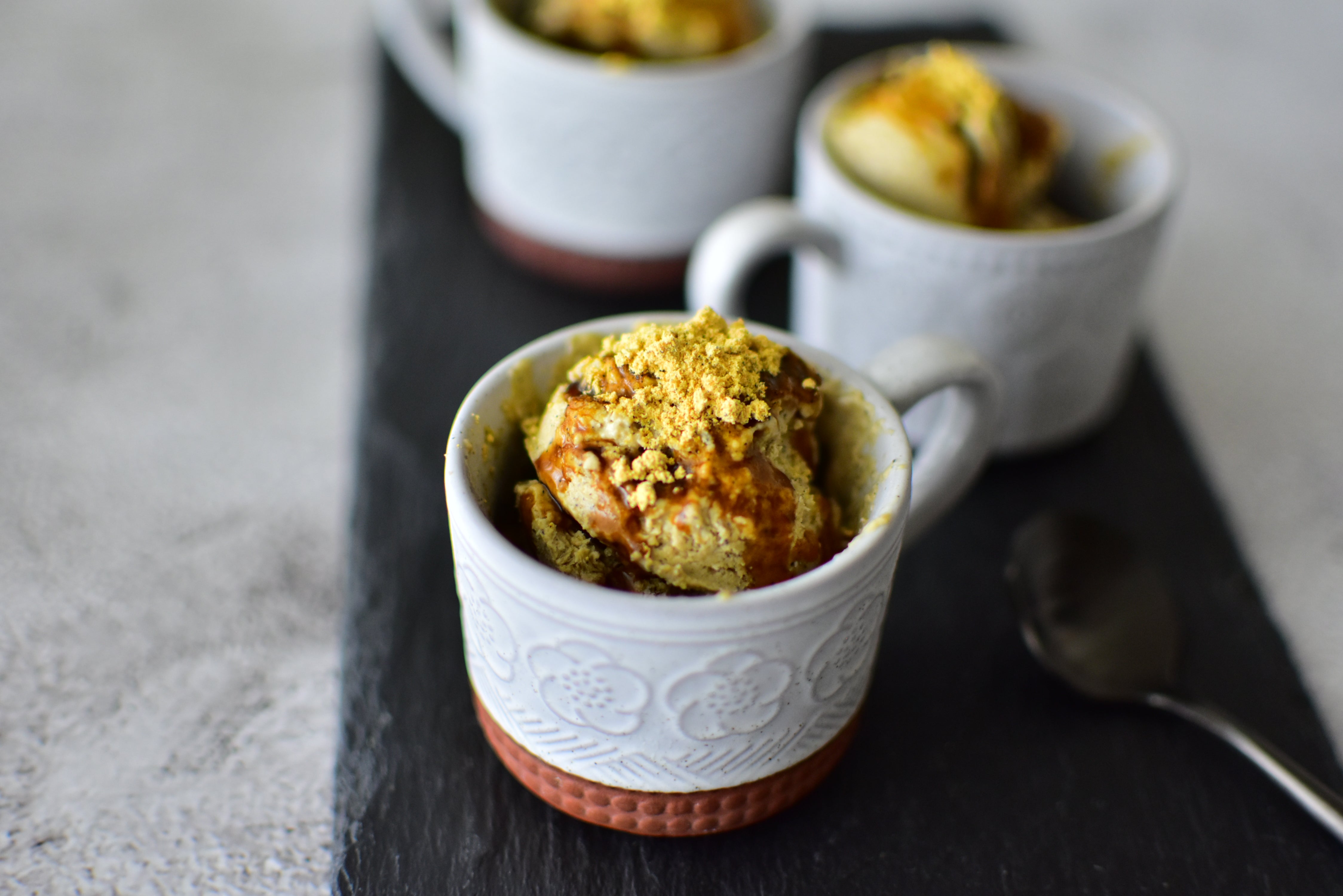 How to Make Kinako Ice Cream with Kuromitsu (Traditional Japanese-Styl ...