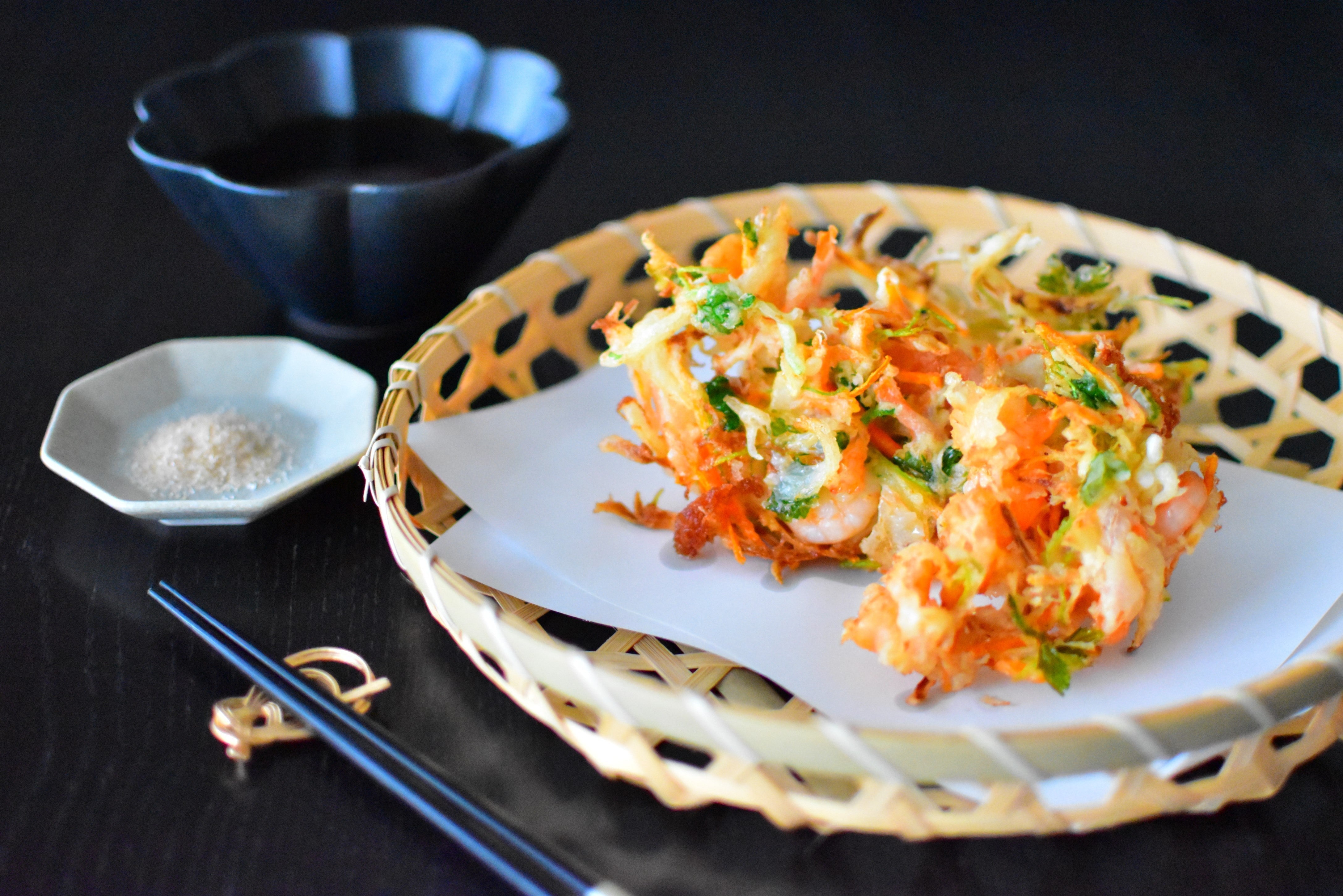 How To Make Kakiage (Shrimp & Vegetable Tempura Fritters) – Japanese Taste