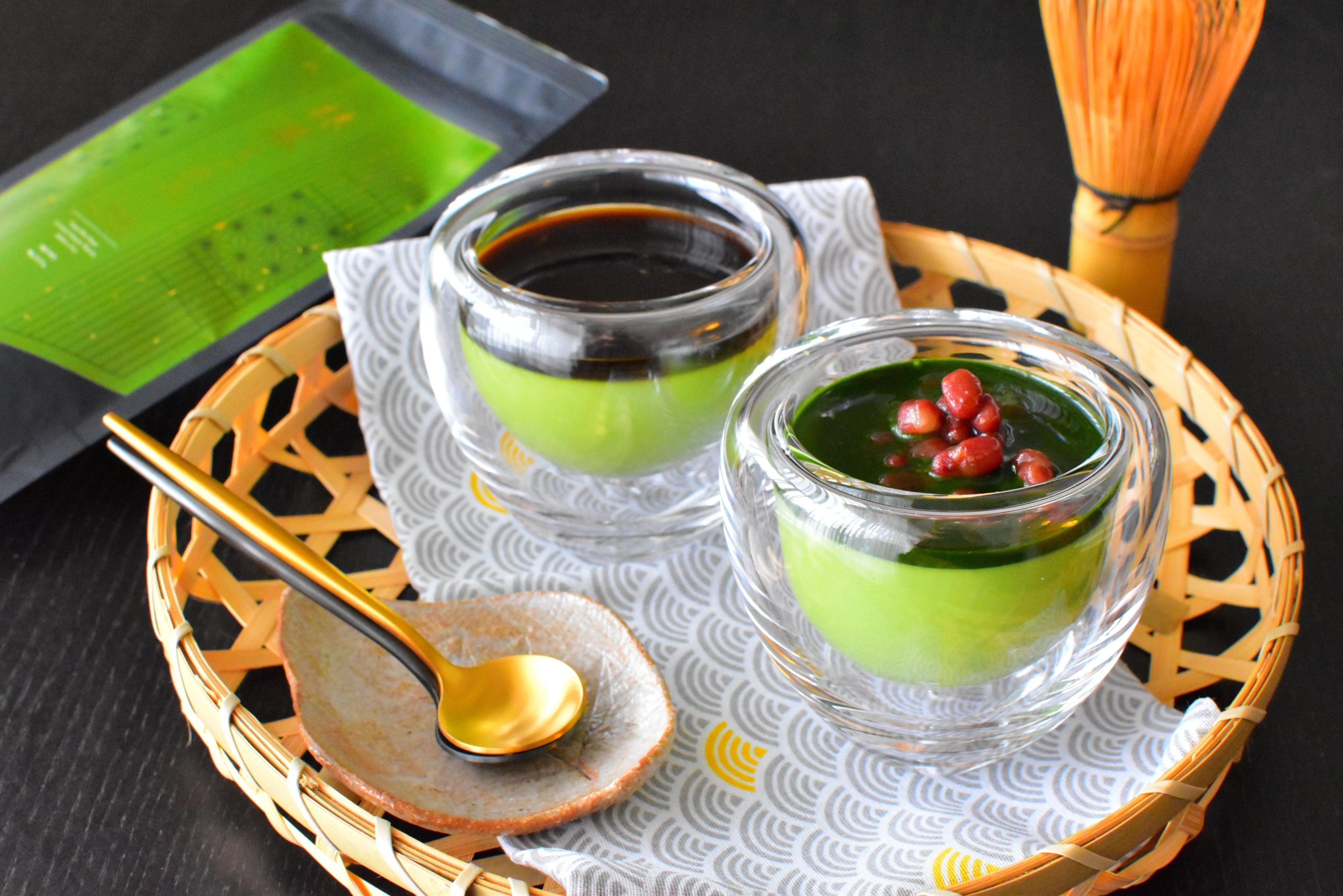 How To Make Matcha Pudding (Layered Green Tea Pudding) – Japanese Taste