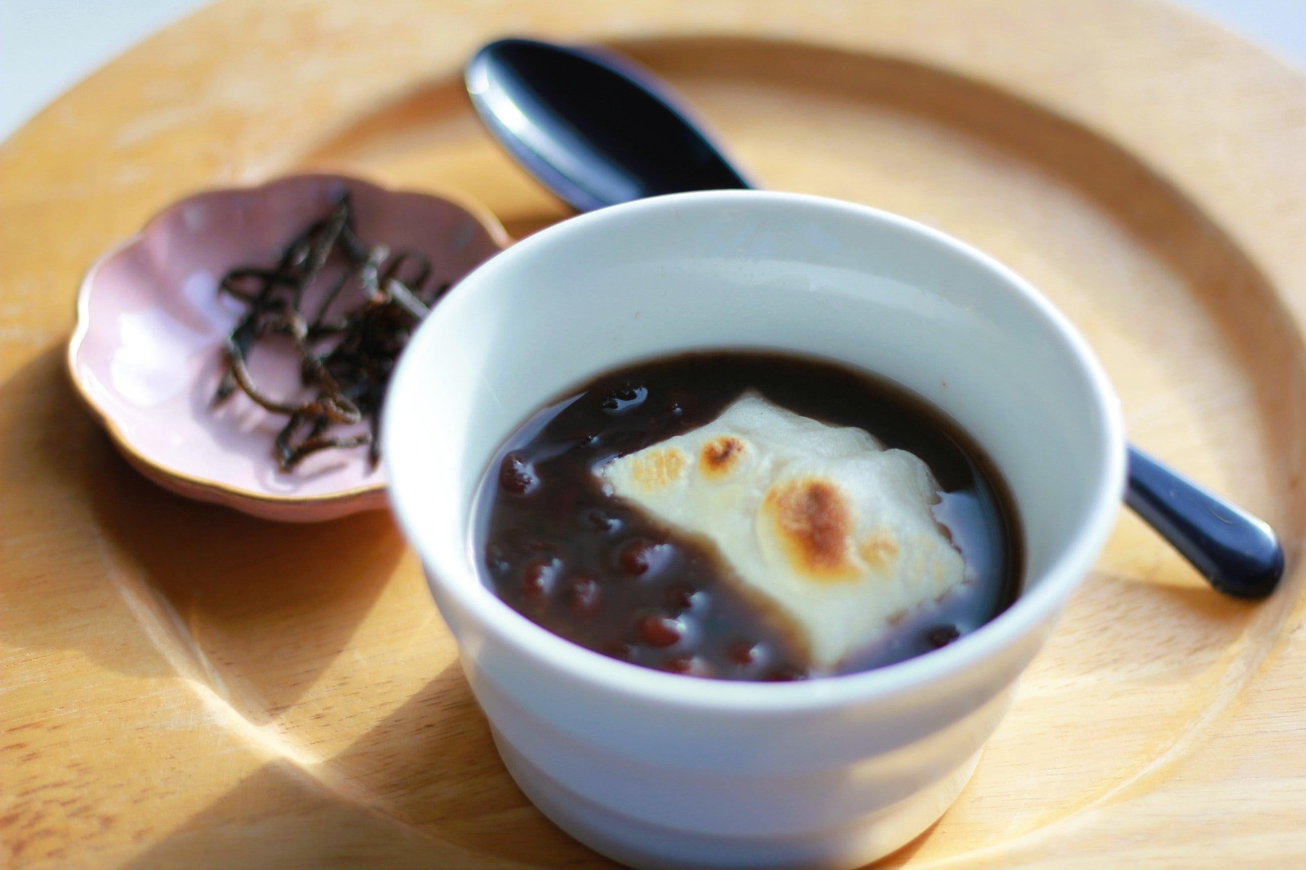 How To Make Zenzai (Red Bean Soup Recipe) With Toasted Mochi – Japanese ...