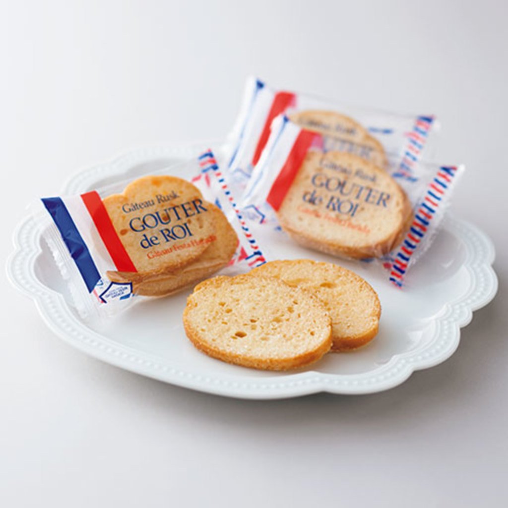 Gateau Festa Harada Gouter de Roi Sugar Rusk Can R3 36 pcs.
