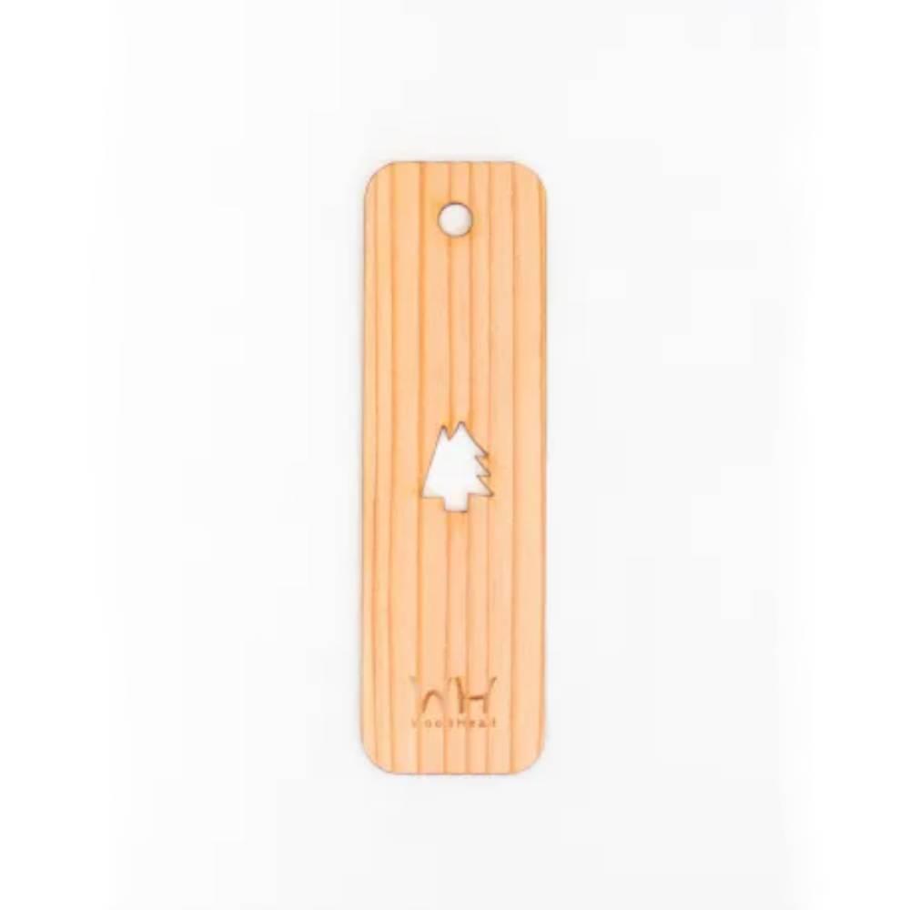 Kito Sustainable Sugi Cedar Wood Bookmark Cedar Tree Design 10cm ...