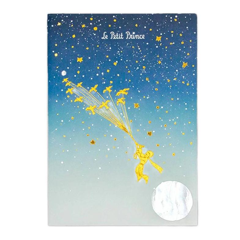 Le Petit Prince Pocket Notebook Foil Stamped Starry Design – Japanese Taste