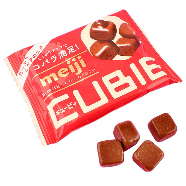 Meiji Hi-Milk Cubie Chocolate Milk Chocolate Cubes 42g (Pack of 10) – Japanese Taste