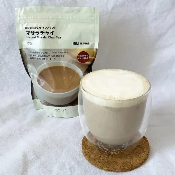 Muji Masala Chai Spiced Tea Instant Tea Powder 170g – Japanese Taste