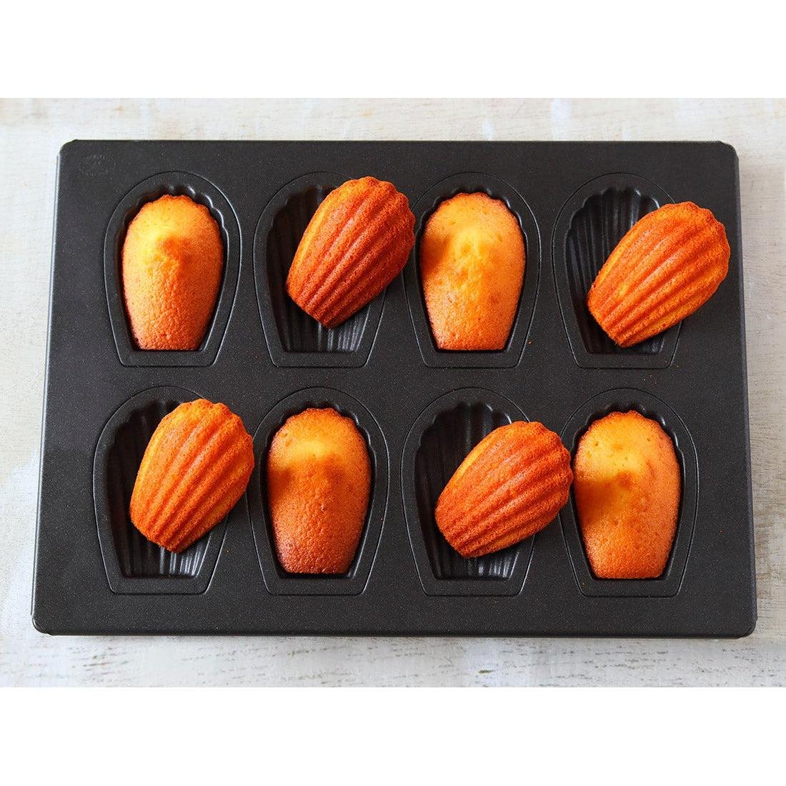 Matsunaga Premium Madeleine Mold (Nonstick Madeleine Mold) 8 Wells