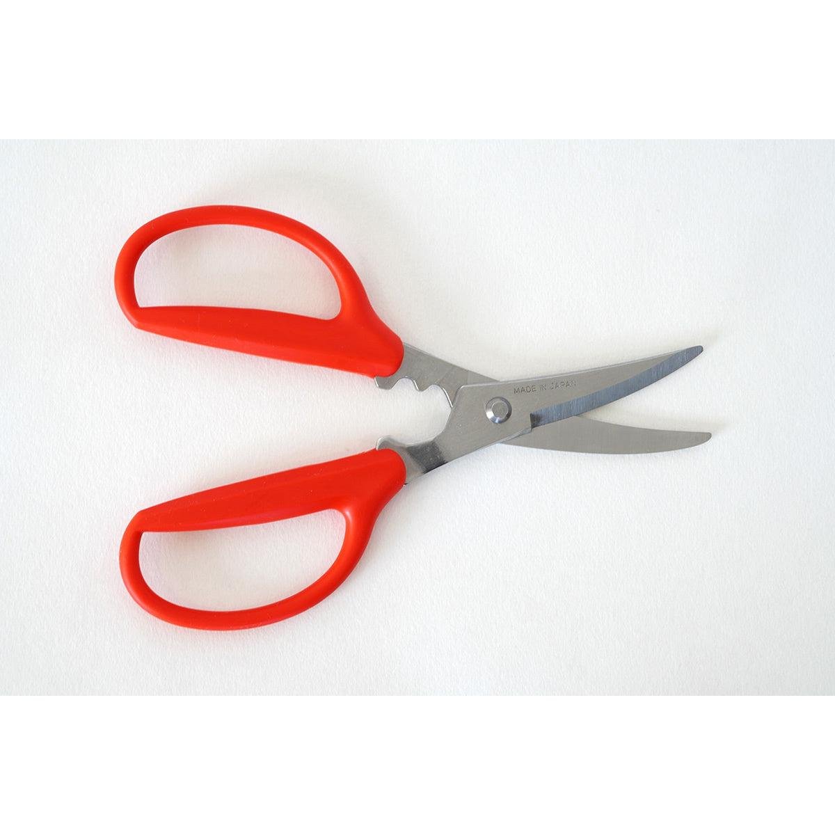 Toribe Scissors Crab Chopping Red Kitchen Shears