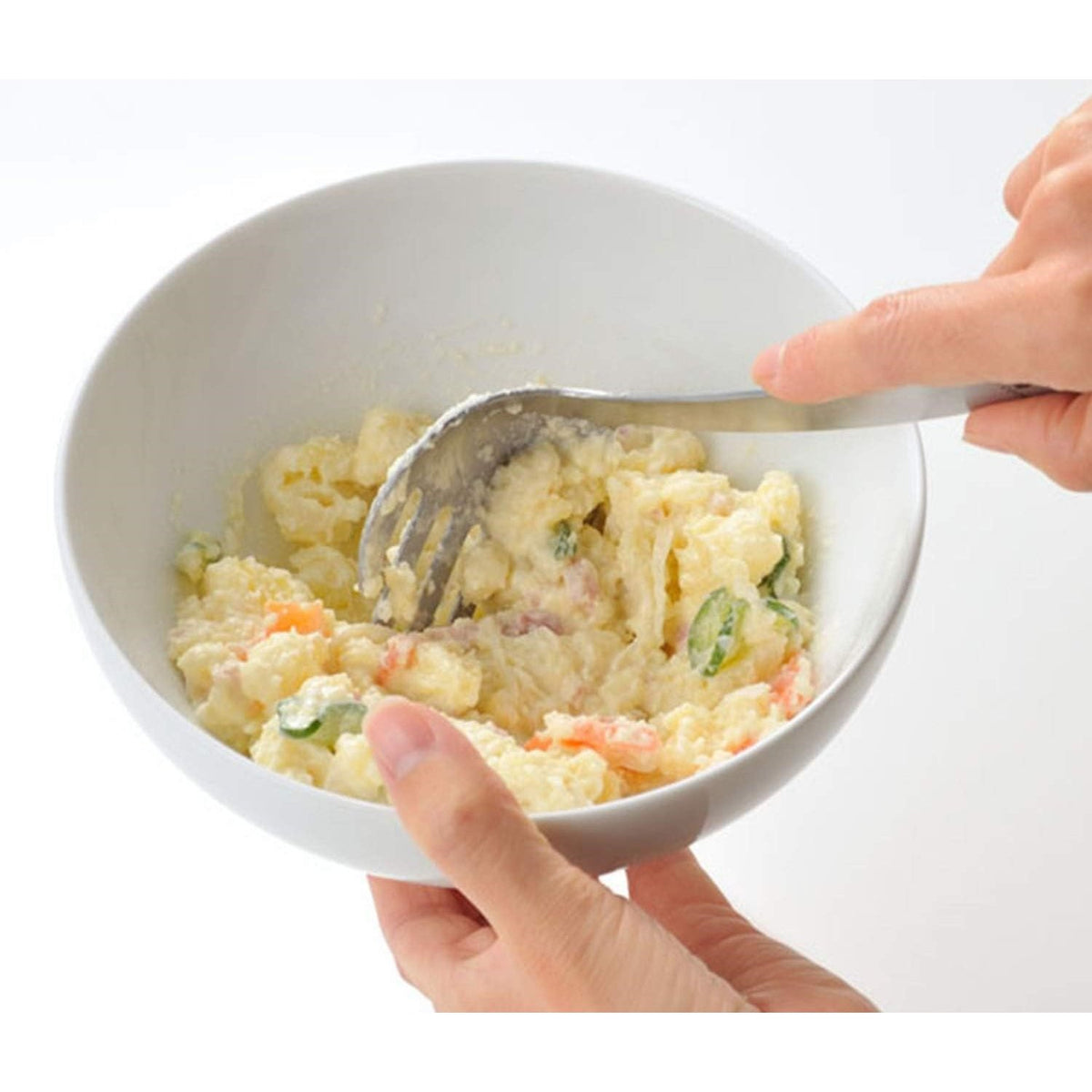 Uchicook Potato Masher Compact Stainless Steel Mashing Fork 18cm ...